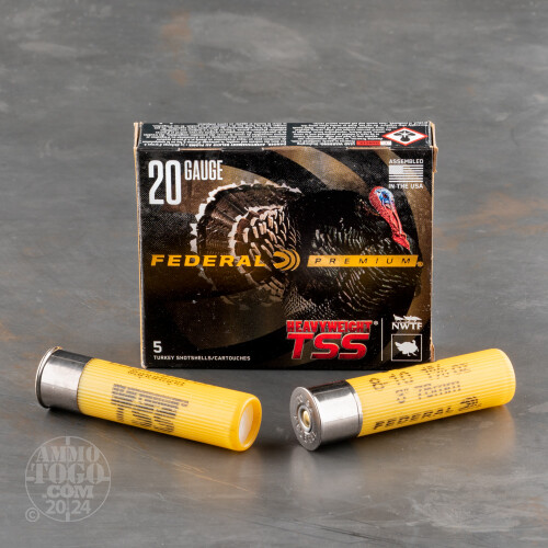 20 Gauge Ammo - 5 Rounds of 1-5/8 oz. #8-10 Shot Mix by Federal