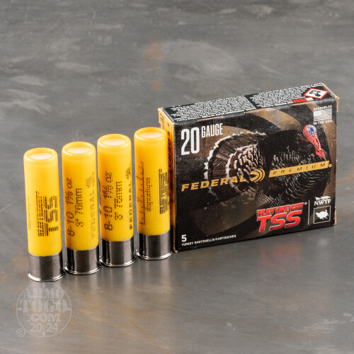 20 Gauge Ammo - 5 Rounds of 1-5/8 oz. #8-10 Shot Mix by Federal