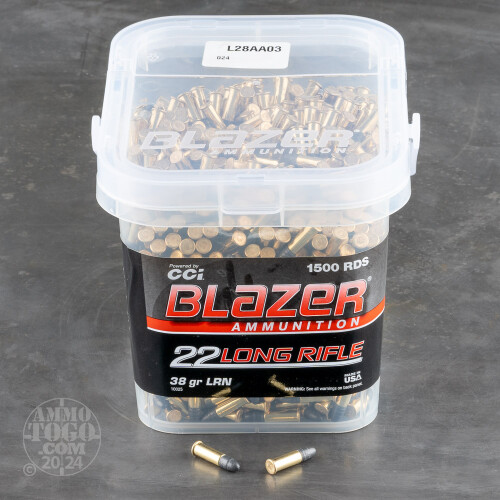 Bulk Blazer 22 Long Rifle (LR) Ammo for Sale - 1500 Rounds
