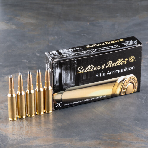 6.5mm Creedmoor Ammunition for Sale. Sellier & Bellot 131 Grain Soft ...