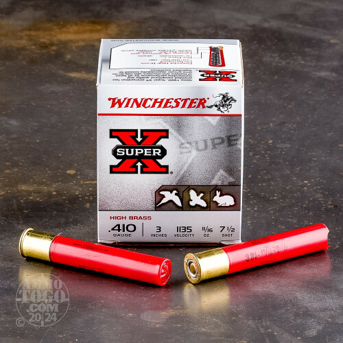 410 Gauge Ammunition for Sale. Winchester 11/16 oz. #7-1/2 Shot - 250 ...