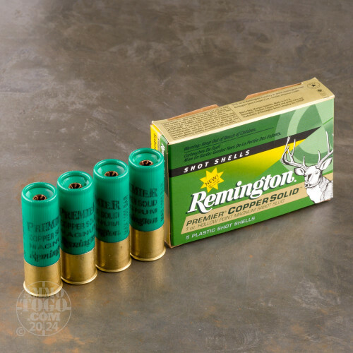 12 Gauge Ammo - 100 Rounds of 1 oz. Sabot Slug by Remington