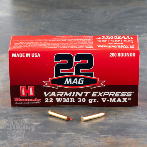 Bulk Hornady 22 Magnum (WMR) Ammo for Sale - 2000 Rounds