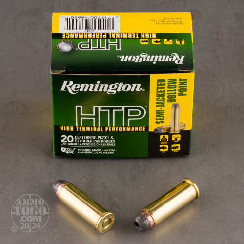 44 Magnum Ammunition for Sale. Remington 240 Grain Semi-Jacketed Hollow ...