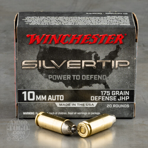 10mm Auto Ammo - 200 Rounds of 175 Grain Jacketed Hollow-Point (JHP) by ...