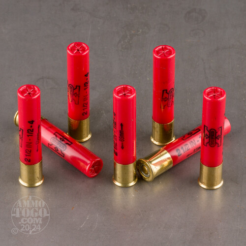410 Gauge Ammo - 250 Rounds of 1/2 oz. #4 Shot by Winchester