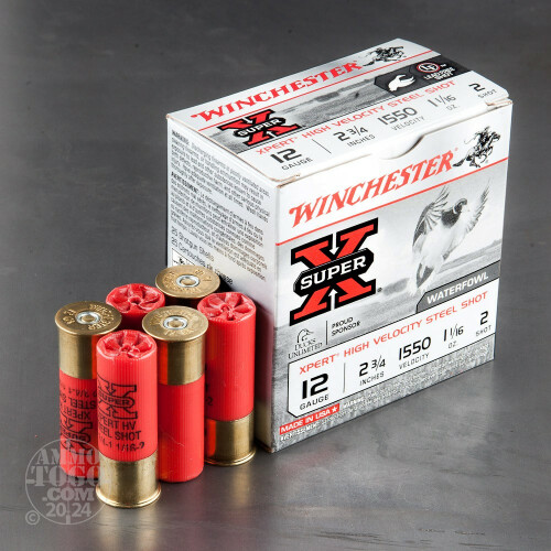 12 Gauge #2 Shot Ammo for Sale by Winchester - 25 Rounds