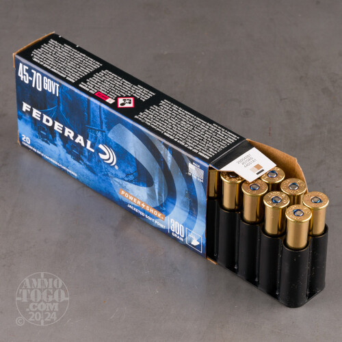 45-70 Government Soft-Point (SP) Ammo for Sale by Federal - 200 Rounds