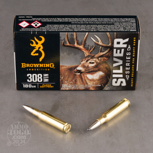 308 Winchester (7.62X51) Ammo - 20 Rounds of 180 Grain Soft-Point (SP ...
