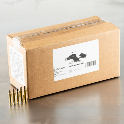 Bulk Federal 5.56x45mm Ammo for Sale - 1000 Rounds