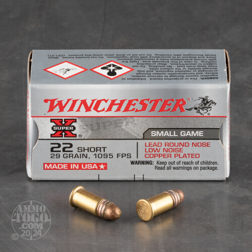 Cheap 22 Short ammo - Bulk Winchester Lead Round Nose (LRN) 500 Round Packs