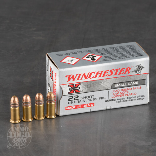 Cheap 22 Short ammo - Bulk Winchester Lead Round Nose (LRN) 500 Round Packs