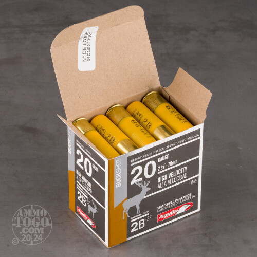 20 Gauge Ammunition for Sale. Aguila 1 oz. #2 Buck - 250 Rounds