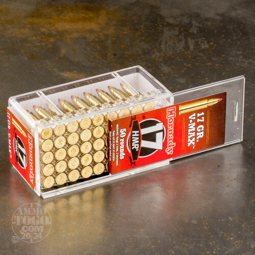 17 HMR Ammo - 50 Rounds of 17 Grain V-MAX by Hornady
