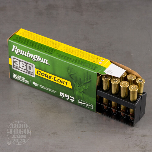 360 Buckhammer Ammo - 20 Rounds of 200 Grain Soft-Point (SP) by Remington