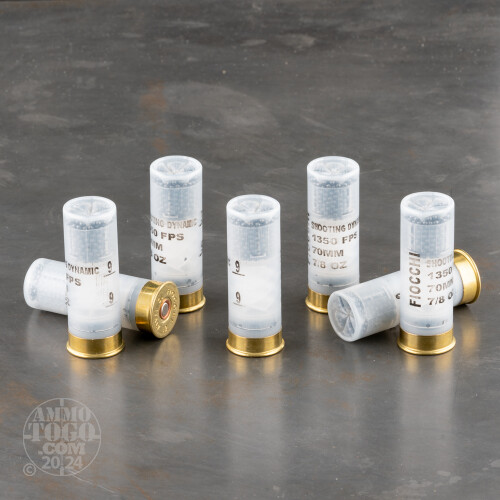 12 Gauge #9 Shot Ammo for Sale by Fiocchi - 25 Rounds