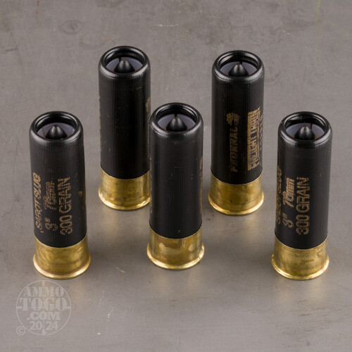 12 Gauge Ammunition for Sale. Federal 300 Grain Sabot Slug - 50 Rounds