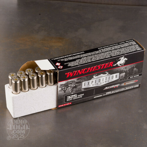 325 WSM Ammunition for Sale. Winchester 200 Grain Nosler AccuBond - 20 ...