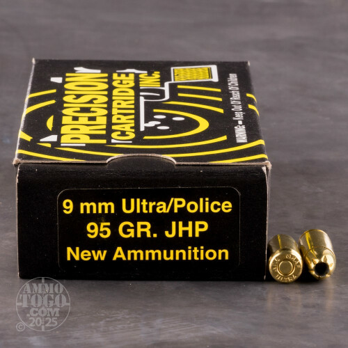9x18 Ultra Ammo - 50 Rounds of 95 Grain Jacketed Hollow-Point (JHP) by PCI