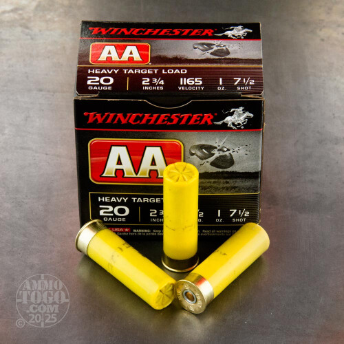 20 Gauge Ammo - 250 Rounds of 1 oz. #7-1/2 Shot by Winchester