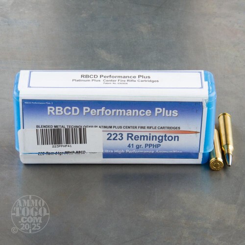 223 Remington Ammo - 20 Rounds of 41 Grain Hollow Point by RBCD ...