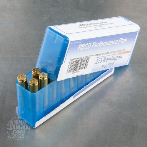 223 Remington Ammo - 20 Rounds of 41 Grain Hollow Point by RBCD ...