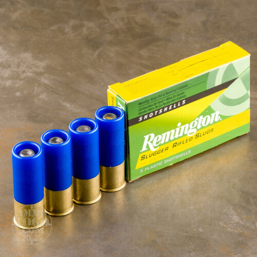 12 Gauge Rifled Slug Ammo for Sale by Remington - 5 Rounds