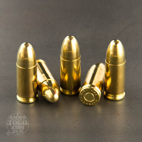 9mm Luger (9x19) Full Metal Jacket (FMJ) Ammo for Sale by Hotshot ...