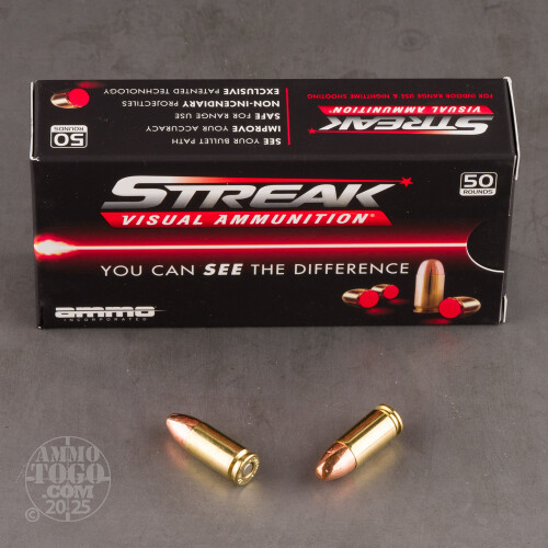 9mm Luger (9x19) Ammo - 50 Rounds of 124 Grain Total Metal Jacket (TMJ ...