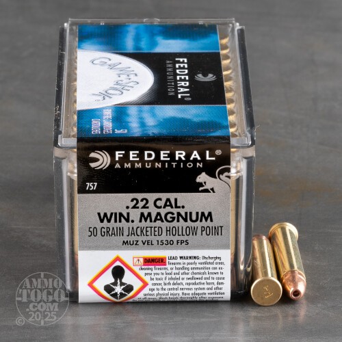 Bulk 22 Magnum (WMR) Ammo by Federal for Sale - 500 Rounds