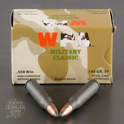 Bulk Wolf 308 Winchester (7.62X51) Ammo for Sale - 500 Rounds