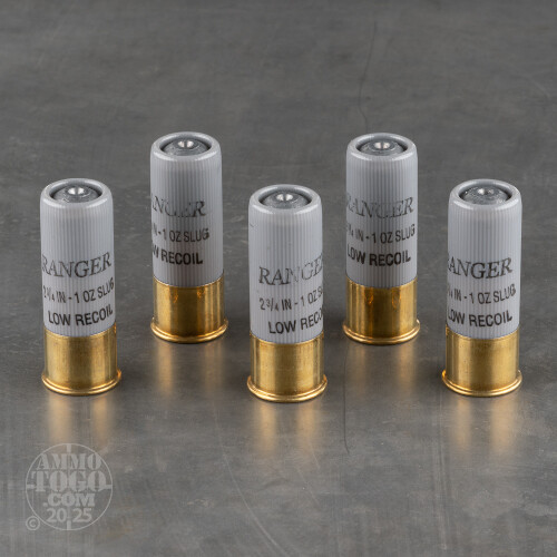 12 Gauge Rifled Slug Ammo for Sale by Winchester - 250 Rounds