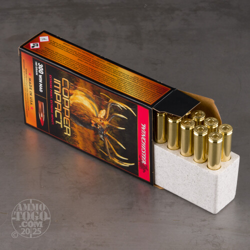 300 Winchester Magnum Ammo - 20 Rounds of 180 Grain Solid Copper by ...