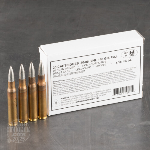 Cheap 30-06 ammo - Bulk Kynoch Full Metal Jacket (FMJ) 1000 Round Packs