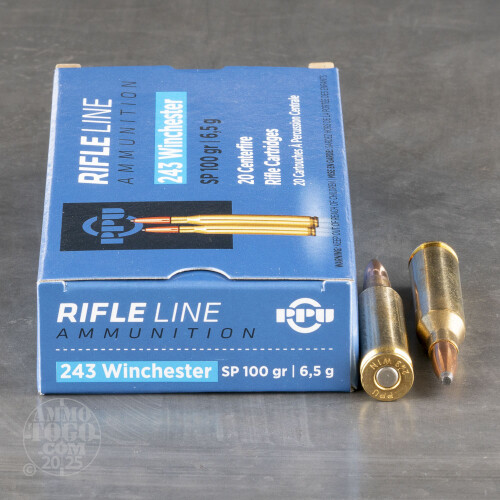 243 Winchester Soft-Point (SP) Ammo for Sale by Prvi Partizan - 20 Rounds