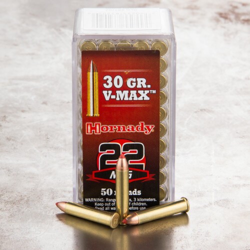 Cheap 22 Magnum (WMR) ammo - Bulk Hornady V-MAX 500 Round Packs