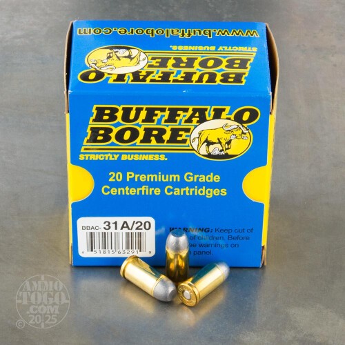 45 Auto Rim Lead Flat Nose Ammo for Sale by Buffalo Bore - 20 Rounds