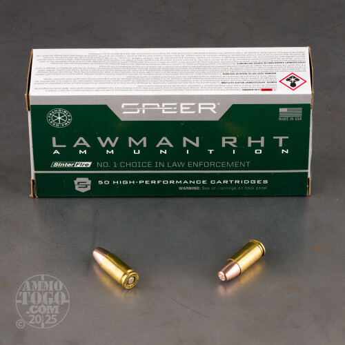 9mm Luger (9x19) Ammunition for Sale. Speer 100 Grain Frangible - 50 Rounds