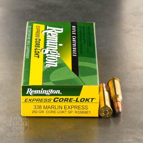338 Marlin Express Ammo - 20 Rounds of 250 Grain Soft-Point (SP) by ...