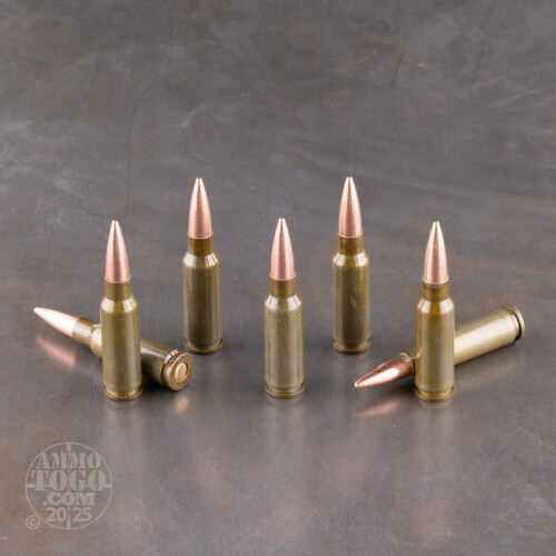 6.5 Grendel Ammo - 20 Rounds of 100 Grain Full Metal Jacket Boat Tail ...