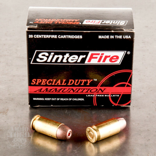 45 ACP (Auto) Ammunition for Sale. SinterFire 155 Grain Jacketed Hollow ...