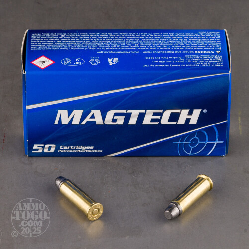38 Special Lead Semi-Wadcutter (LSWC) Ammo for Sale by Magtech - 50 Rounds