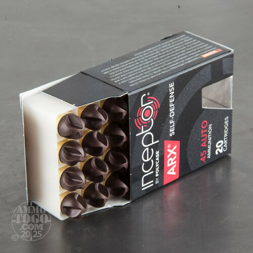 45 ACP (Auto) Ammunition for Sale. Inceptor 118 Grain Specialty - 20 Rounds