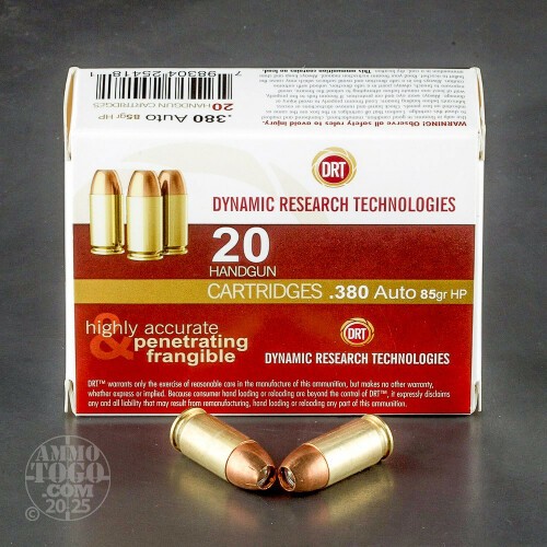 380 Auto (ACP) Jacketed Hollow-Point (JHP) Ammo for Sale by Dynamic ...