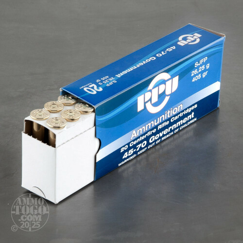 45-70 Government Flat Soft Point Ammo for Sale by Prvi Partizan - 20 Rounds