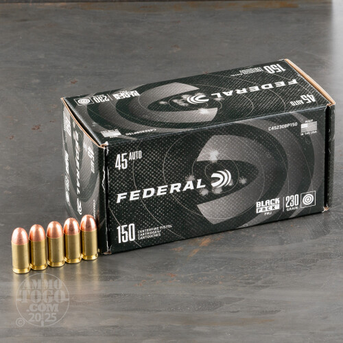 Bulk Federal 45 ACP (Auto) Ammo for Sale - 600 Rounds