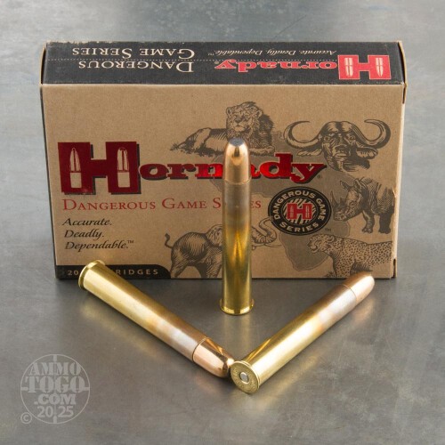 500 Nitro Express Ammunition for Sale. Hornady 570 Grain DGX - 20 Rounds