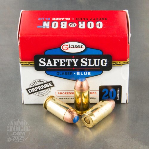 45 ACP (Auto) Ammunition for Sale. Glaser Safety Slug 145 Grain Pre ...