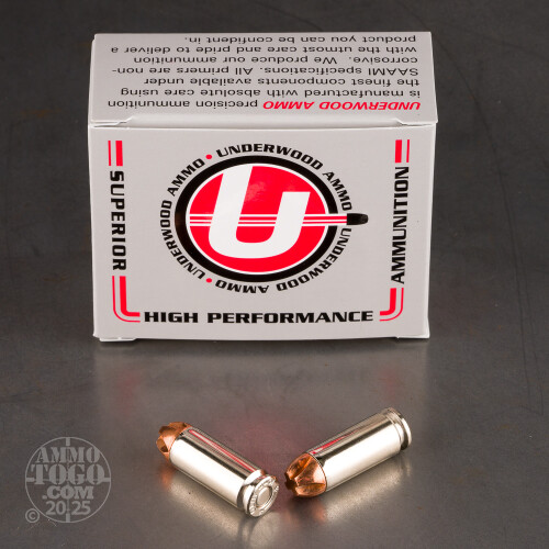 10mm Auto Ammunition for Sale. Underwood 140 Grain Solid Copper - 200 ...