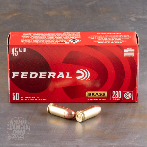 Bulk Federal 45 ACP (Auto) Ammo for Sale - 1000 Rounds